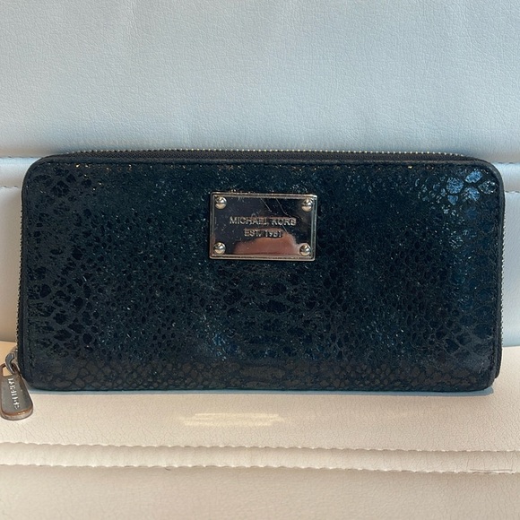 MICHAEL Michael Kors | Bags | Michael Kors Wallet Python Jet Set Travel ...